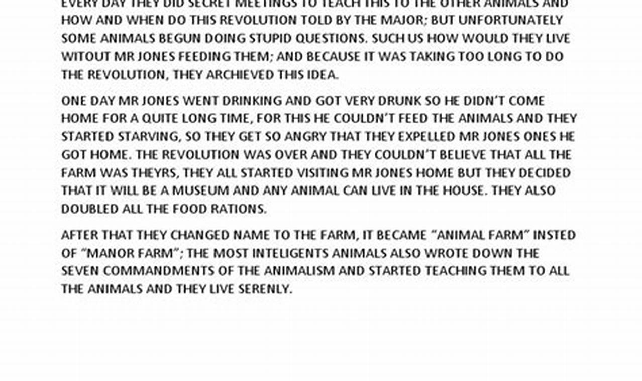 Get Animal Farm Chapter 2 Summary: Key Events & Analysis