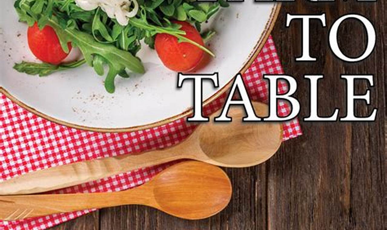 Local Farm to Table Menus: Fresh & Seasonal Ideas