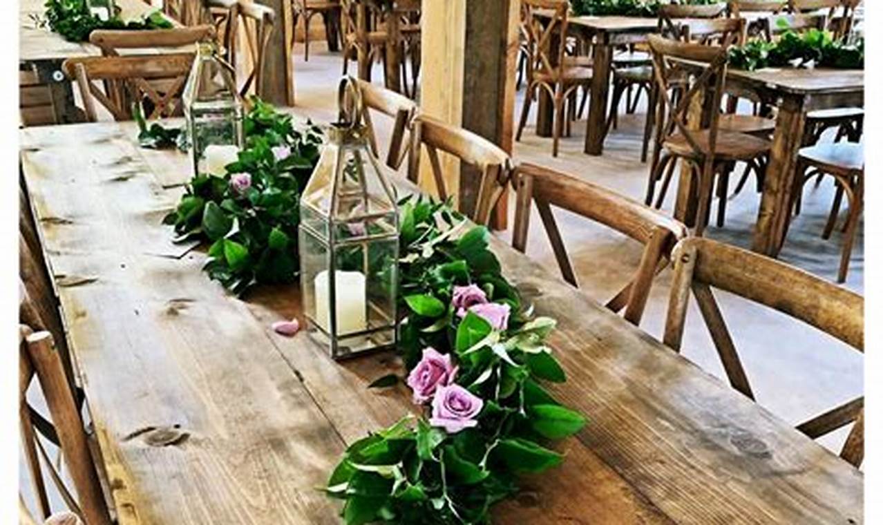 Rustic Farm Table Rentals: Your Event Tables