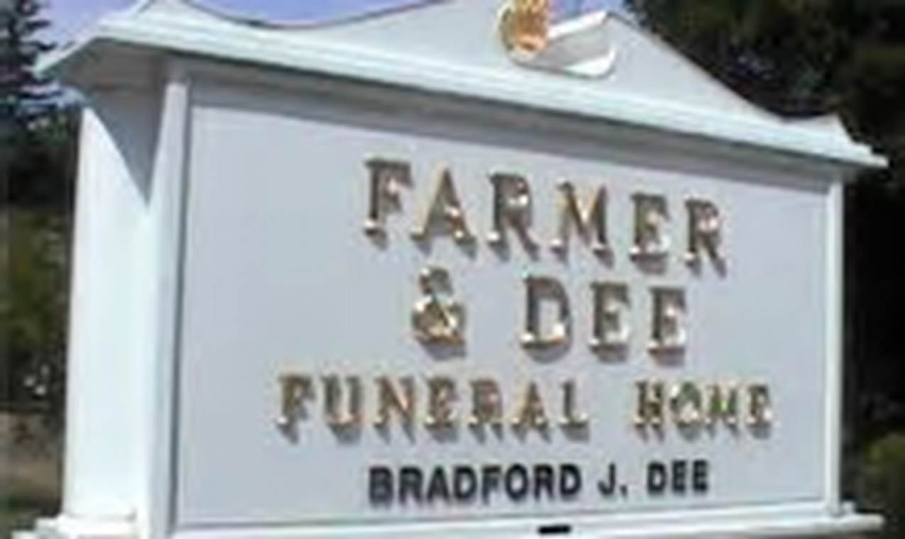 Find Local Care: Farmer & Dee Funeral Home Services