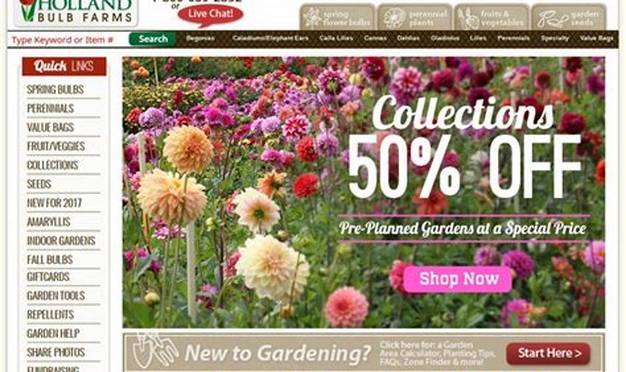 Save Big! Holland Bulb Farms Promo Code + Deals