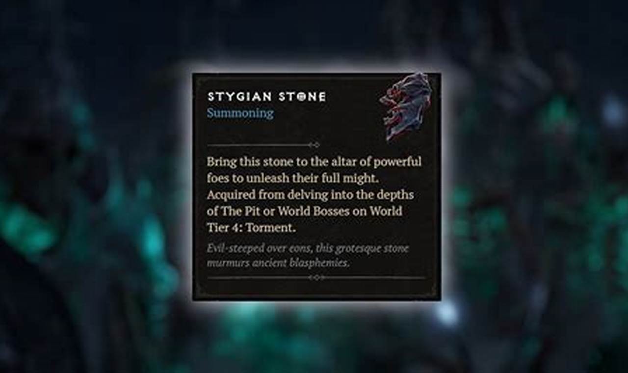 D4 Stygian Stone Farm: The ULTIMATE Farming Guide!