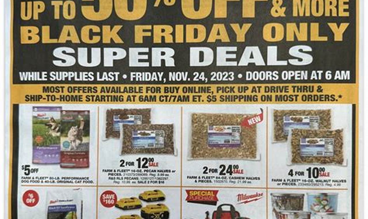 Farm And Fleet Member Sale