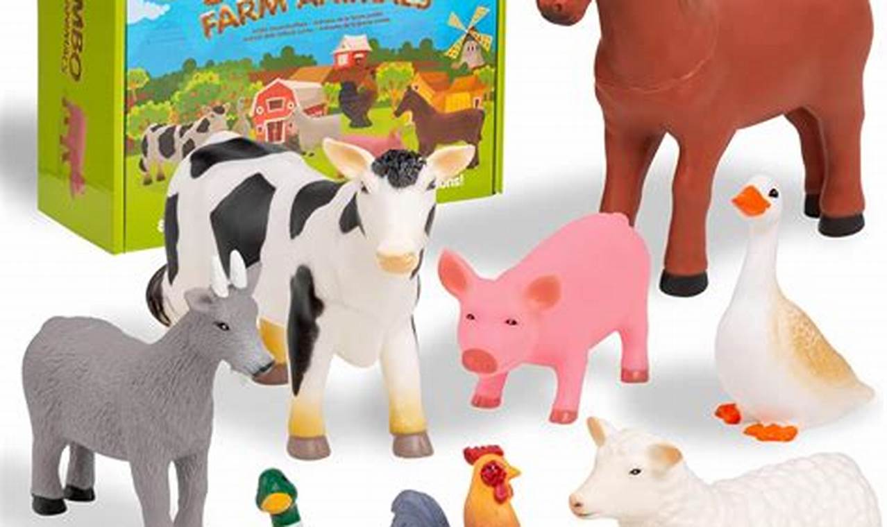 Barnyard Buddies: Animal Farm Toys for Kids' Fun!